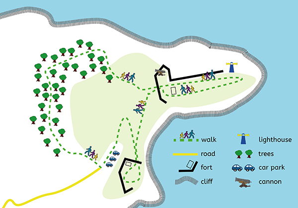 Berry Head Child Map Small | Fi Darby