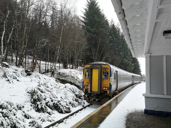 Upper Tyndrum Train Snow | Fi Darby